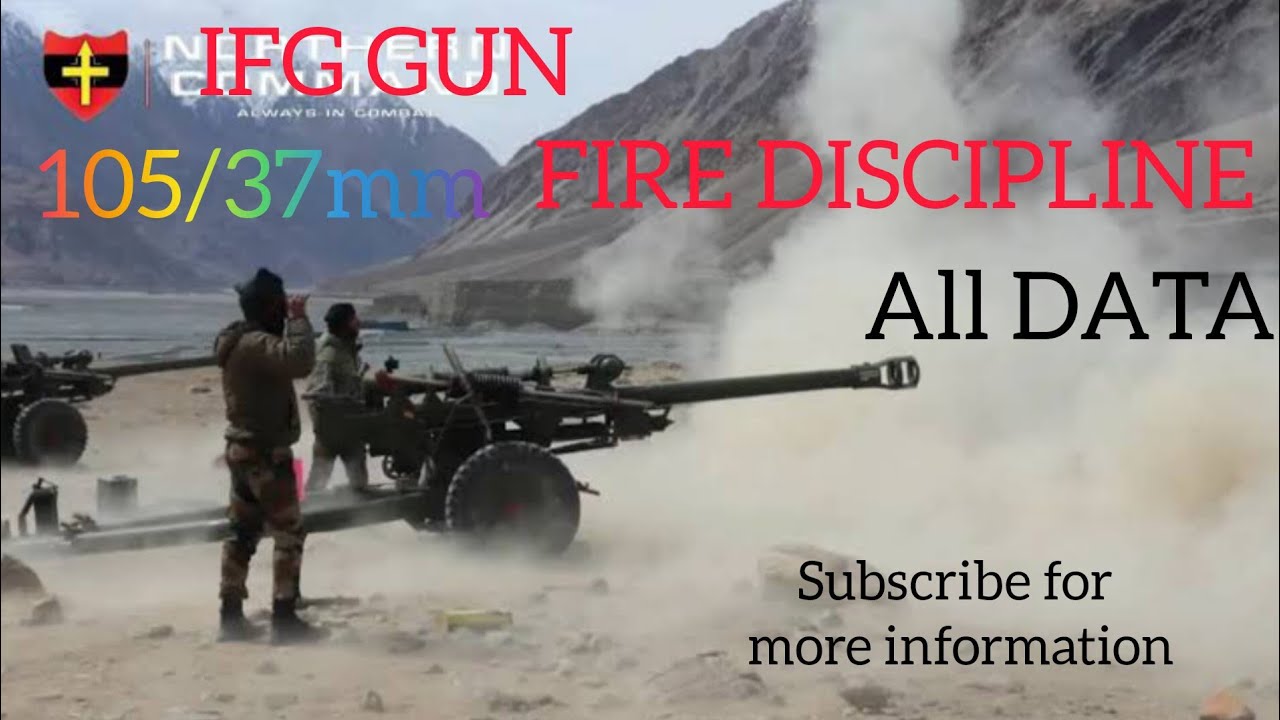 IFG GUN ALL DATA / 105/37 mm INDIAN FIELD GUN #artillery - YouTube