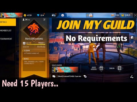 Free fire guild | Free fire guild join | ff guild id 😱 How to join free ...