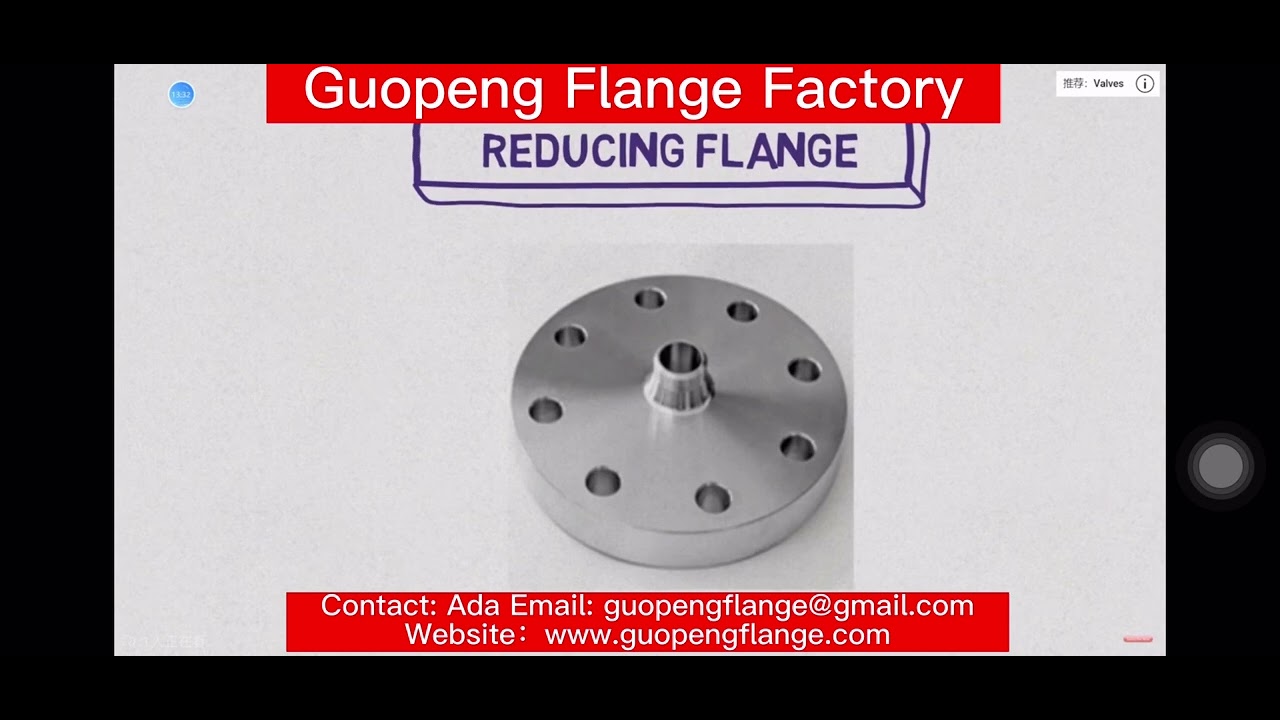 Reducing flange. - YouTube