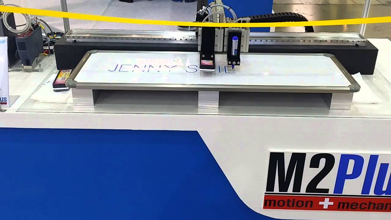 Pen Marker DemoForce Control with EtherCAT - YouTube