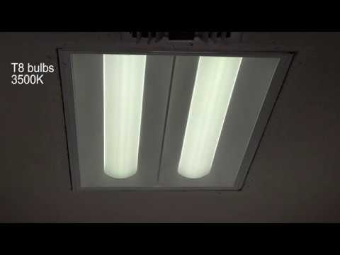 How to replace old kitchen light troffers with modern ceiling lights ...