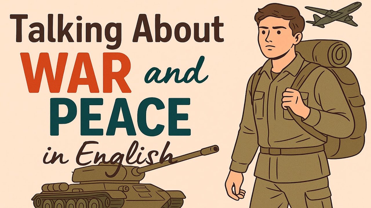 English Podcast: Talking About War, Peace, and Hope | English for ...