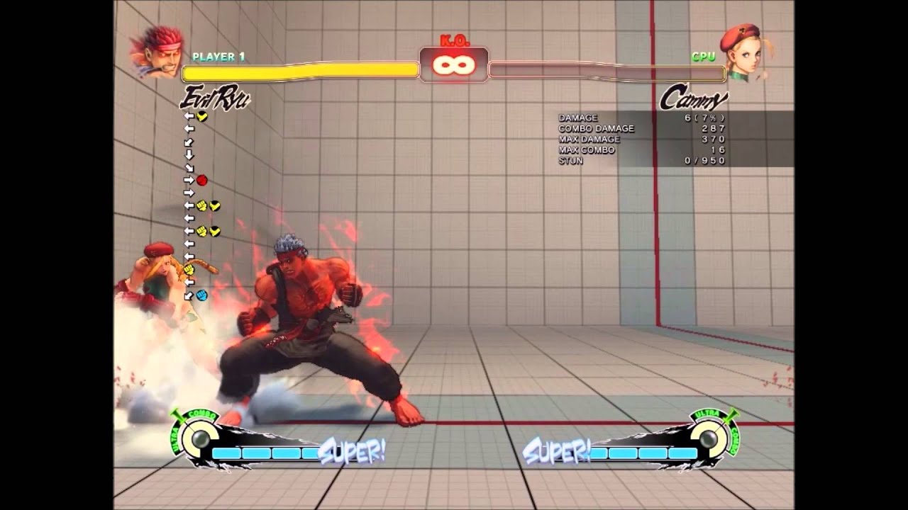 Evil Ryu Axe Kick loops. - YouTube