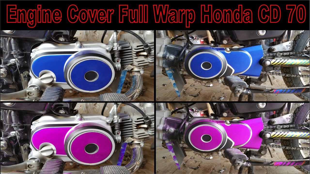Honda Cd 70 Engine cover full warp|engine cover safety sticker|computer ...