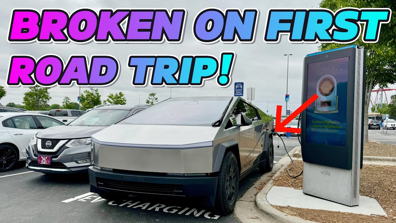 Cybertruck's EPIC FAIL! First Road Trip Turns into NIGHTMARE! 😭 - YouTube