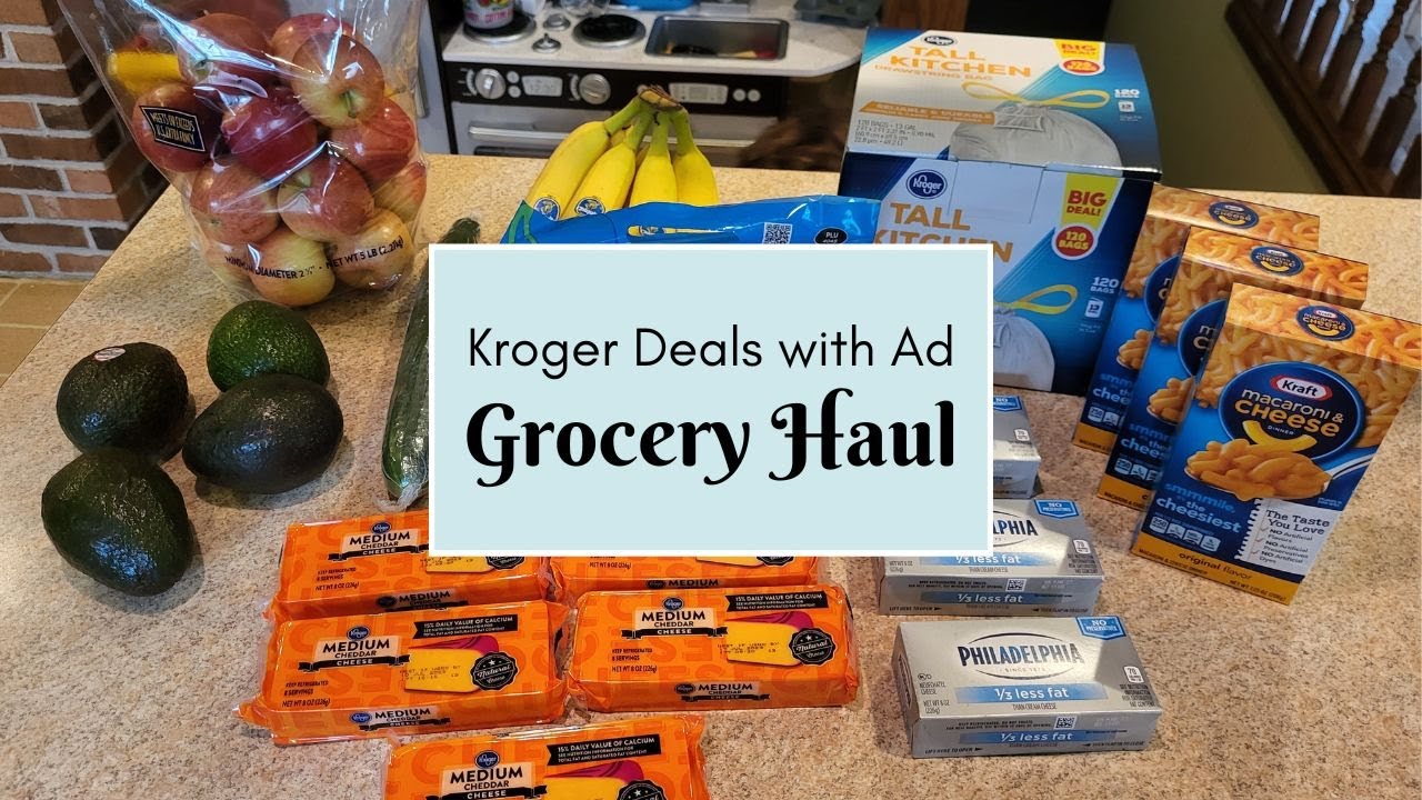 Kroger Grocery Haul and Weekly Deals | Deals for This Week - YouTube