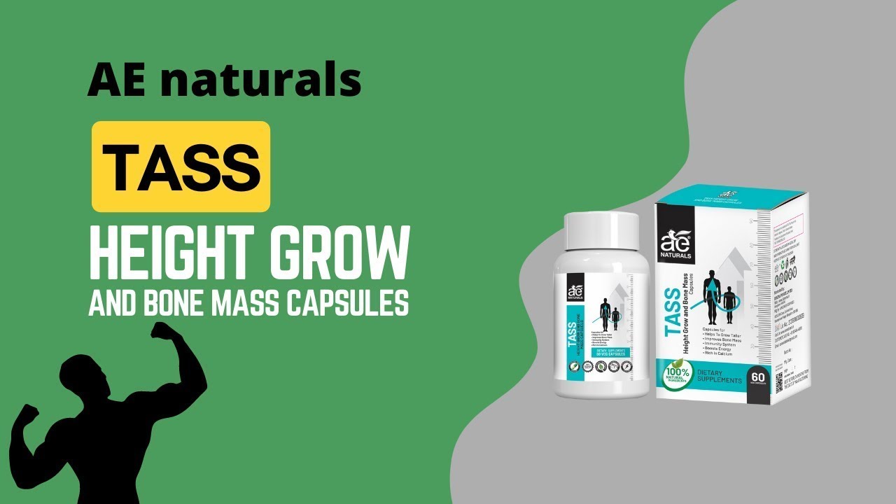 AE Naturals TASS Height Grow And Bone Mass Capsules 60 Caps||AE ...