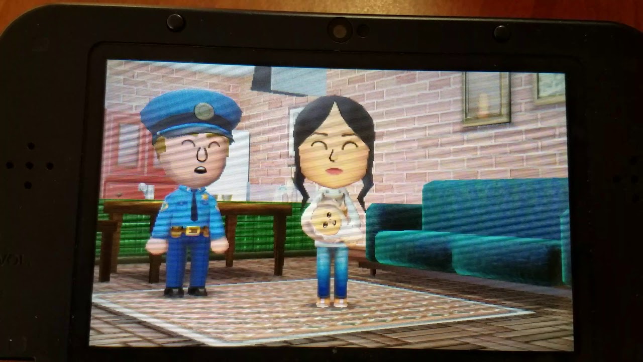 Tomodachi Life - Mii Home - New Baby name Hudson - YouTube