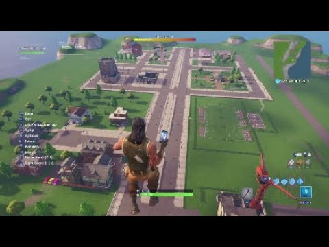 How to build a city in Fortnite - YouTube