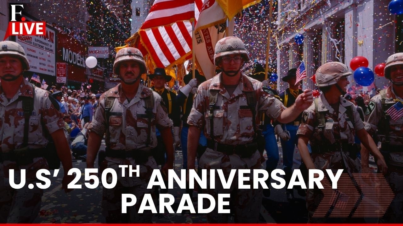 US Anniversary Parade LIVE: 250th Anniversary Parade in USA | Donald ...