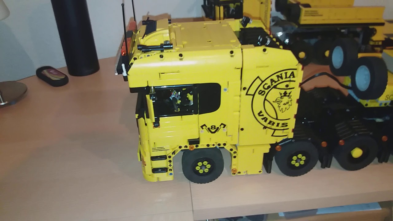 Lego technic Scania R730 V8 8×4 - YouTube