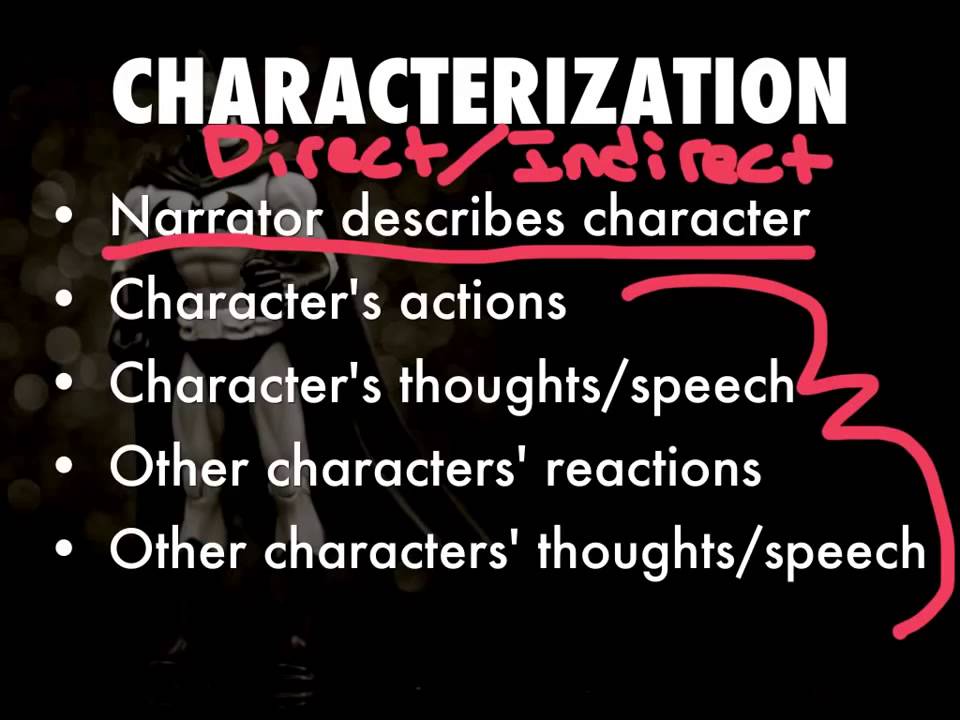 Direct and indirect characterization - YouTube