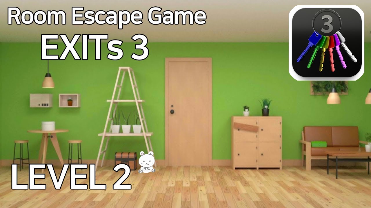 Room Escape Game EXITs3 Level 2 Walkthrough (EXITs) - YouTube