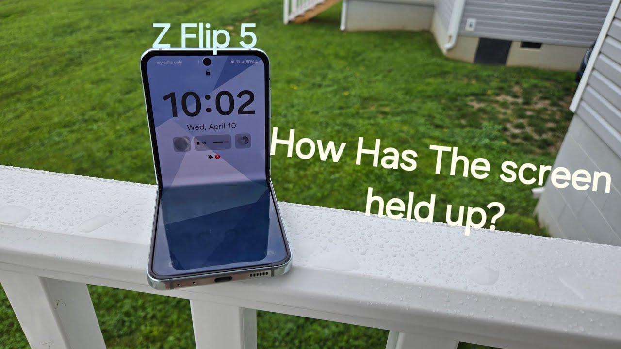 Z Flip 5 - How Has The Screen held up? - YouTube