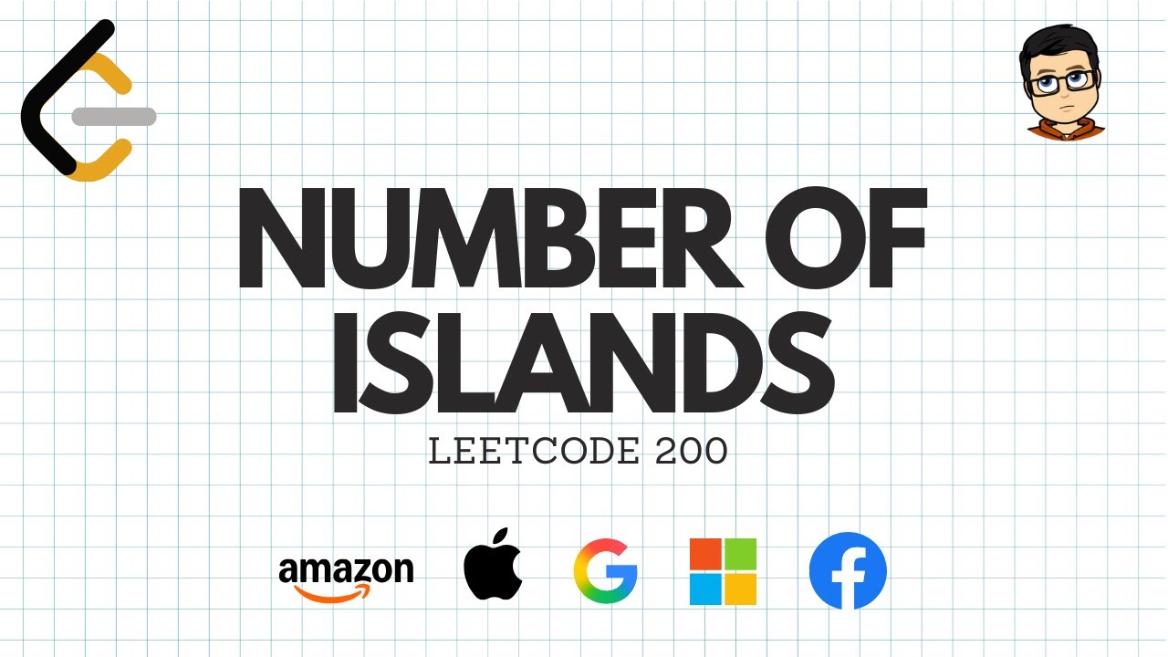 Leetcode 200: Number of Islands - YouTube