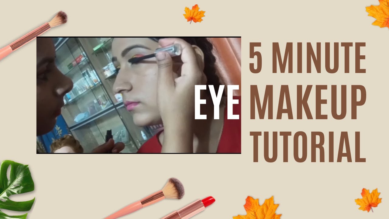 Easy Eye makeup tutorial with my students/How to do eye makeup classes ...