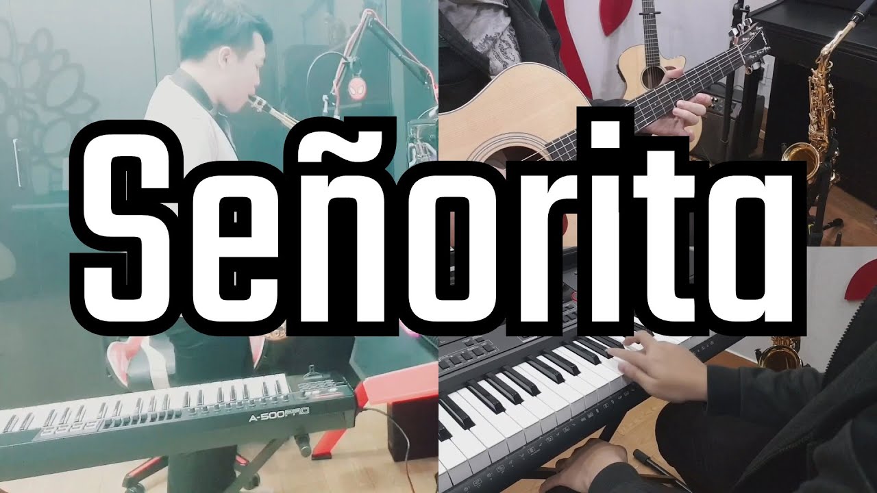 Señorita - Shawn Mendes, Camila Cabello - Guitar,Piano,Recorder(Flute ...