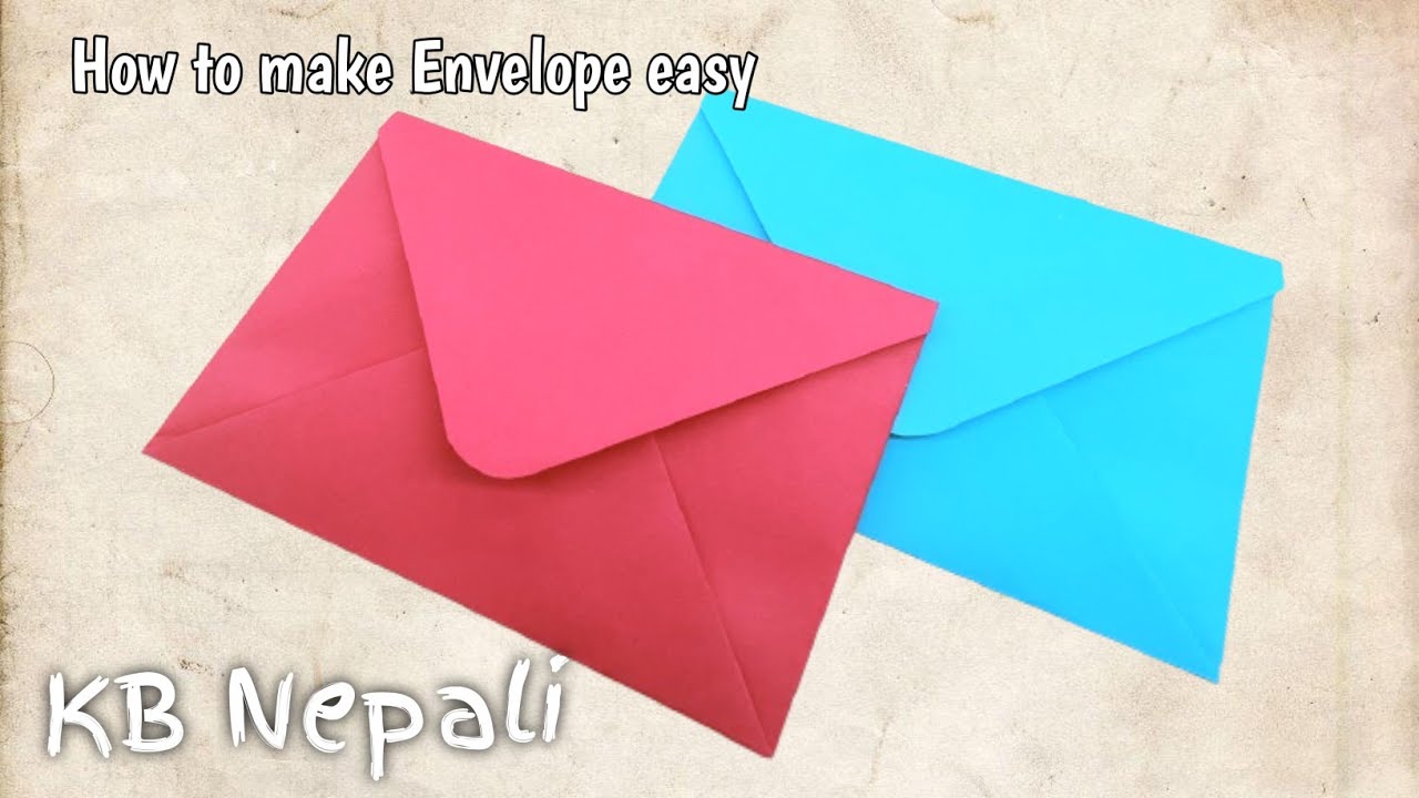 How to make origami Envelope easy | for Dashain | कागजको खाम बनाउने ...