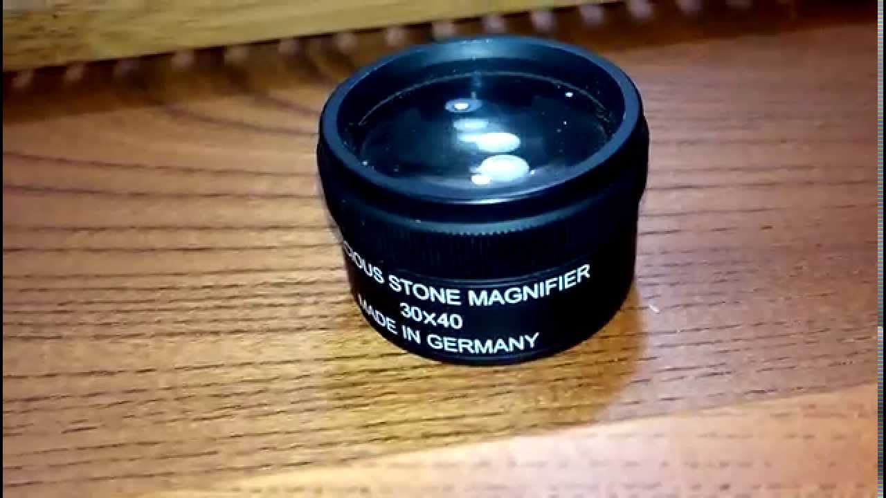 Precious Stone Magnifier 30X40 20150614 [宅爸詹姆士] - YouTube