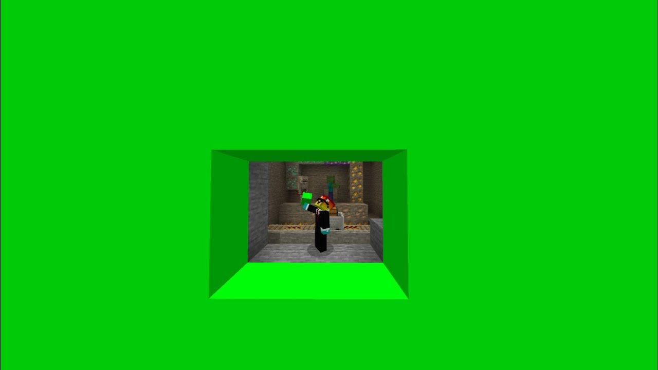 Minecraft Green Screen Intro mine - YouTube