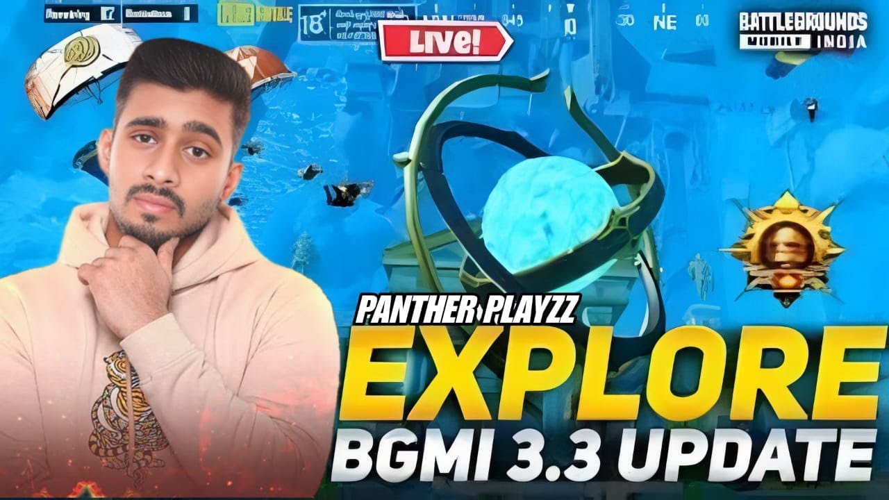 BGMI NEW UPDATE 3.3 UPDATE LIVE w PANTHER | ROAD TO 11k - YouTube