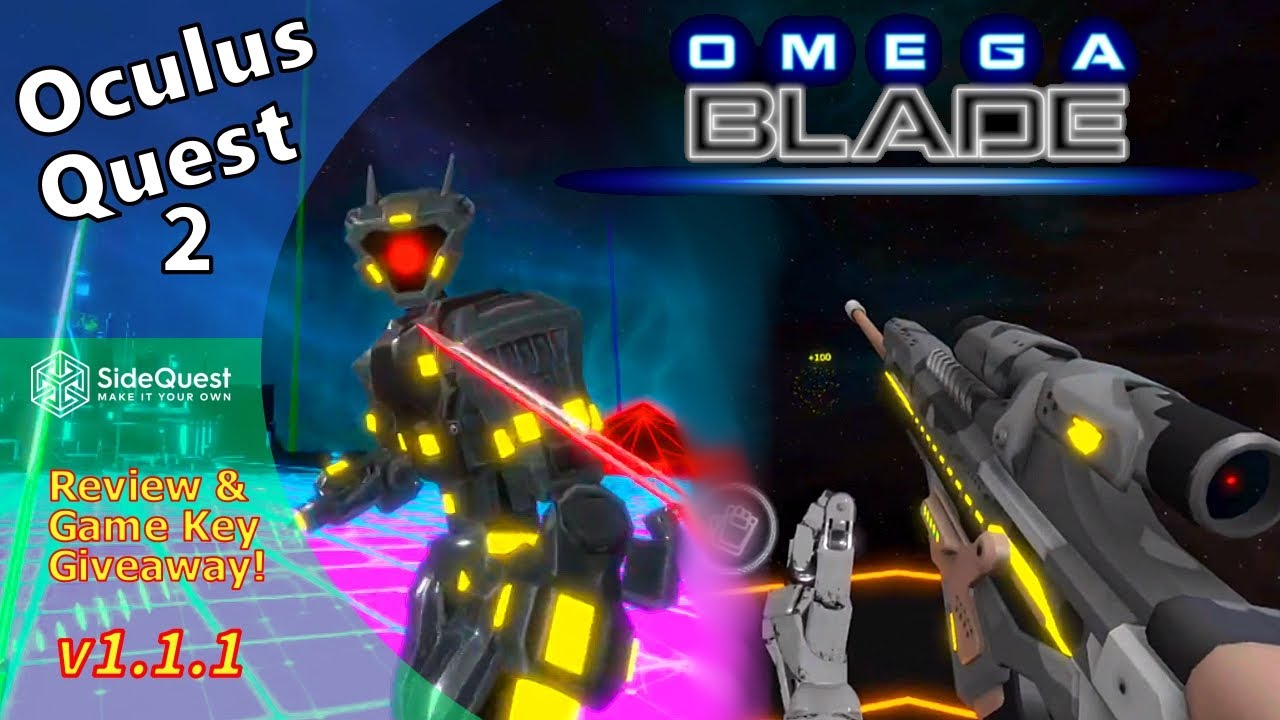 Omega Blade Oculus Quest 2 Arcade Style Shooter Game Review SideQuest ...