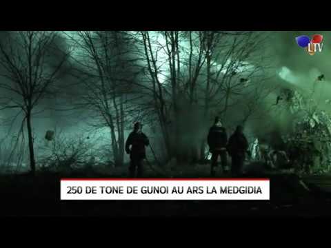 250 de tone de gunoi au ars la Medgidia - Litoral TV - YouTube