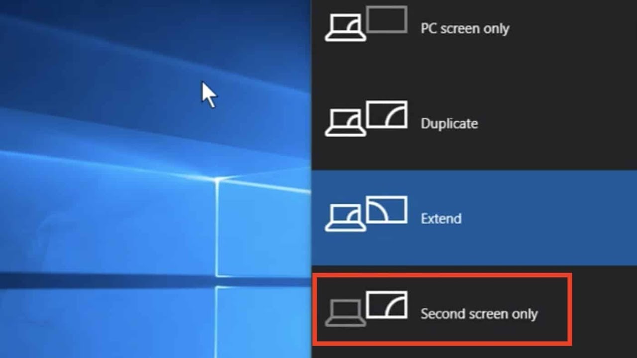 How To Turn Off Laptop Screen / Display When Using External Monitor in ...