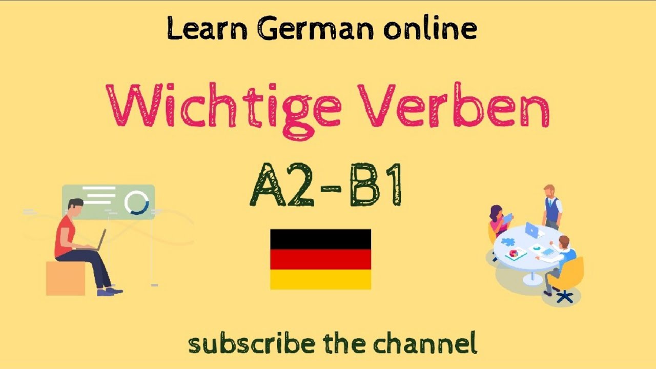 Wichtige deutsche Verben A2-B1 mit Beispielen || B1 Grammatik lernen ...