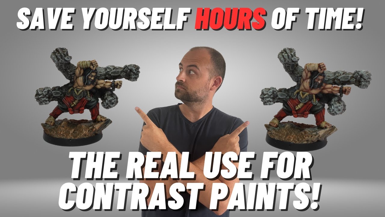 How to speed up your Tabletop Painting with Contrast Paints! - YouTube
