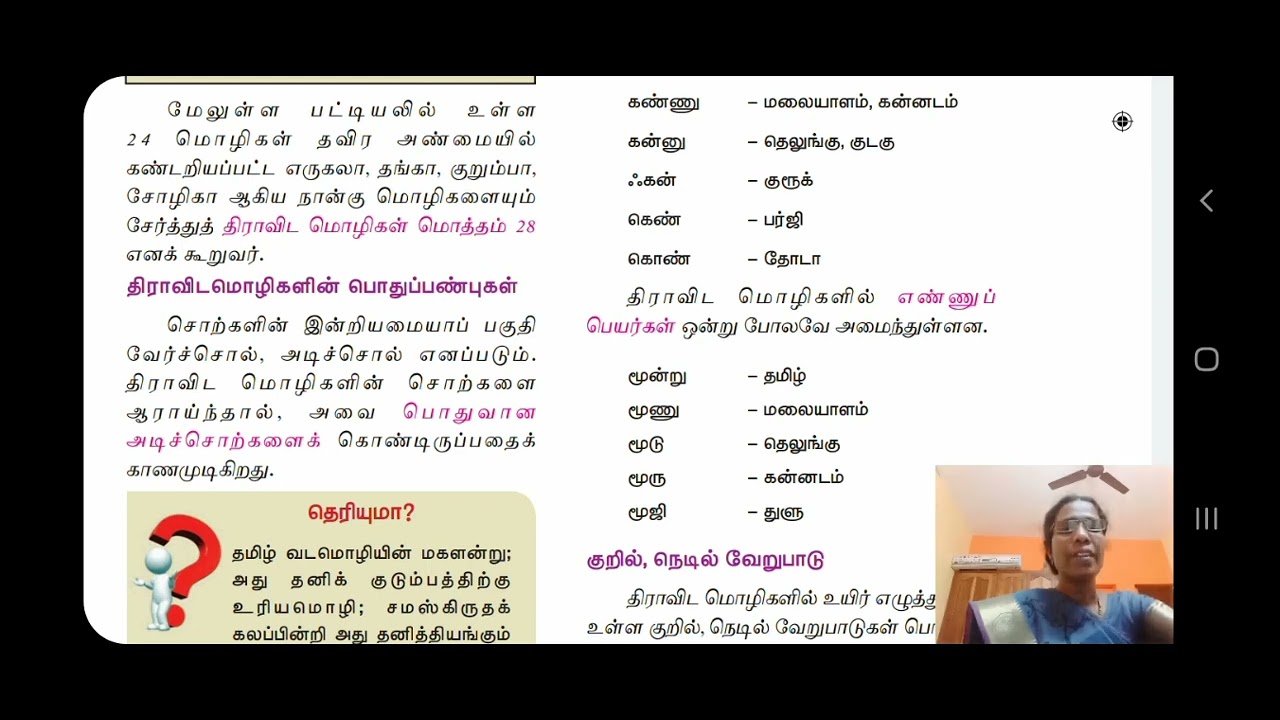 Grade IX - Tamil || Mozhi 25/08/2020 || Online Class, Bethlahem Matric ...