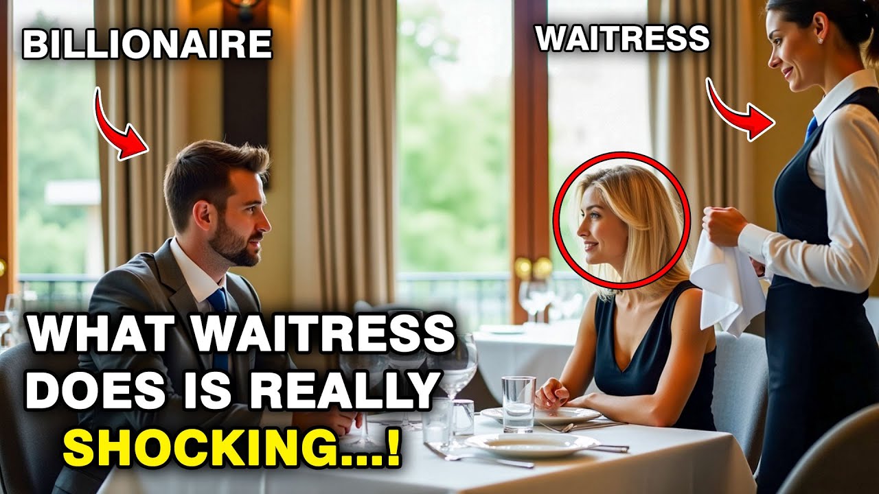 Waitress Covers Meal for Broke Teen, Billionaire at Nearby Table Was ...