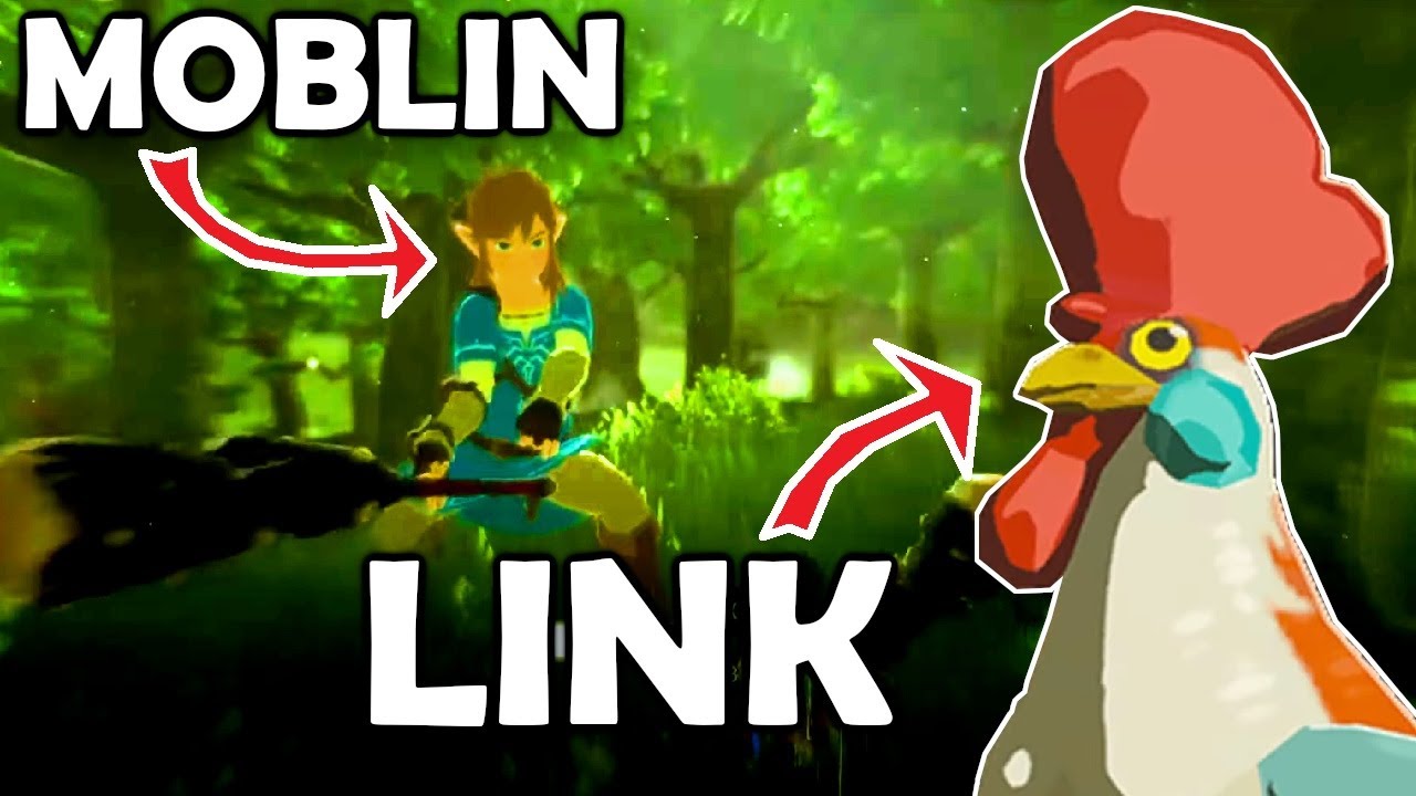 So we modded BotW and now Link is a Chicken - YouTube