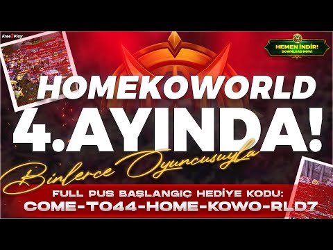 HomekoWorld Binlerce Oyuncusuyla 4.Ayında! Full PUS Başlangıç! Hemen İndir! #knightonline #hkw