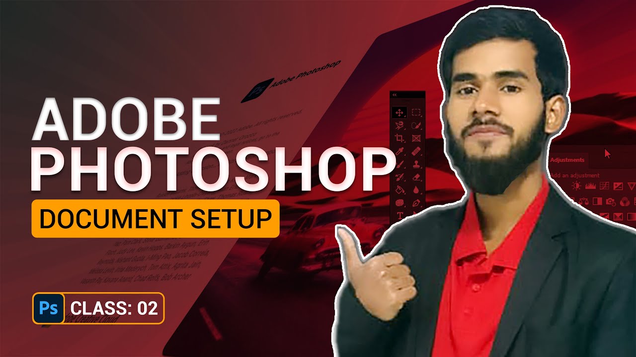 Document Setup Adobe Photoshop for Beginners Class 2 বাংলা II Creative ...