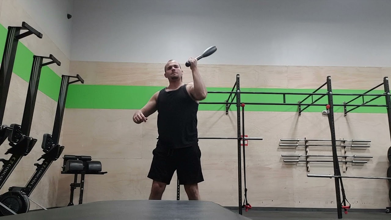 15lb 7kg Club Bell/Steel Club work/complex - YouTube