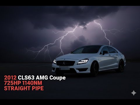 They called the police! CLS63 AMG Straight Pipe POV