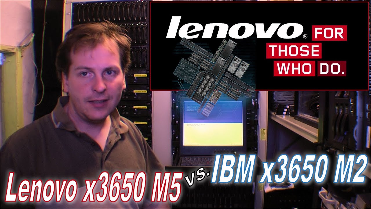 Lenovo x3650 M5 6 cores vs. IBM x3650 M2 8 cores. - 214 - YouTube