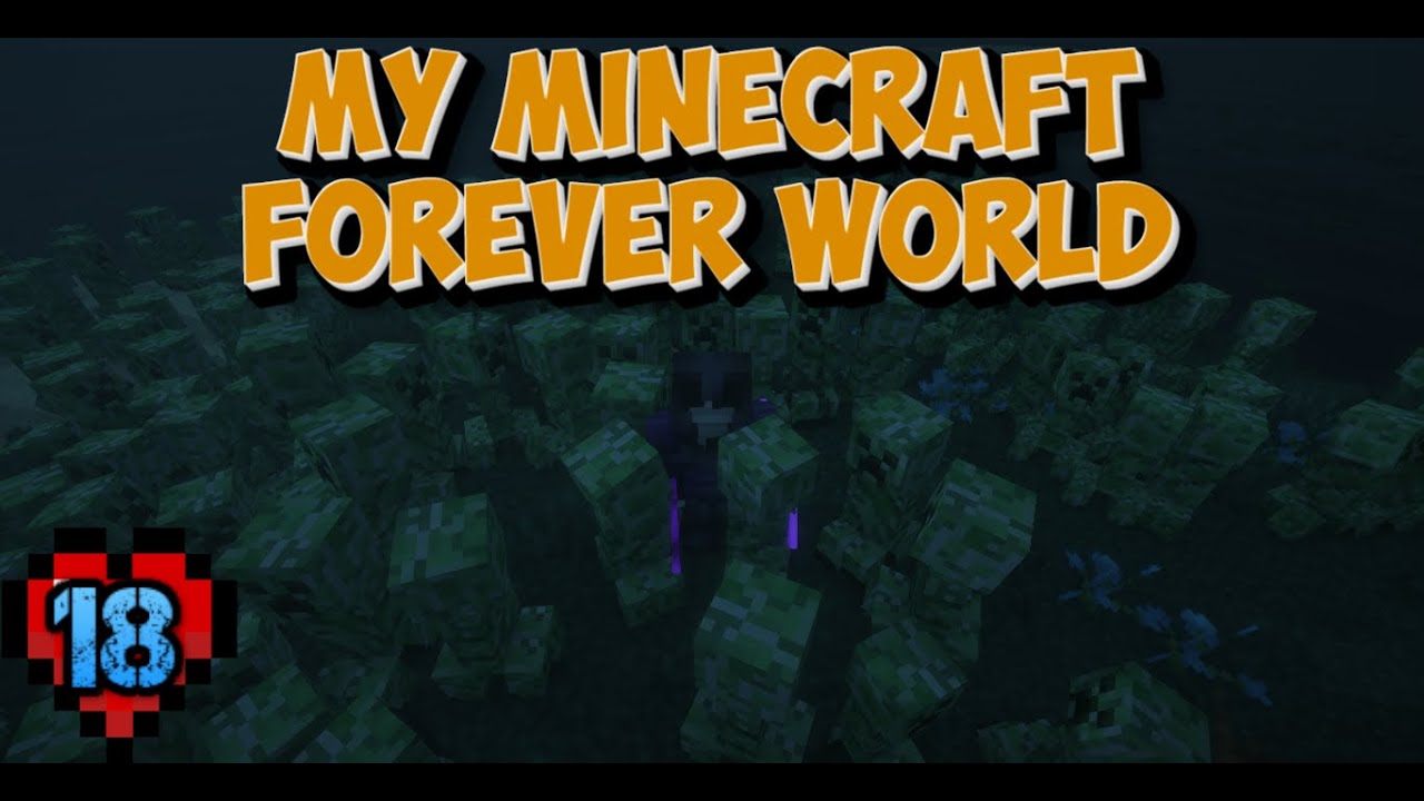 I'm sick so watch me make a creeper farm (Minecraft Forever World EP18 ...