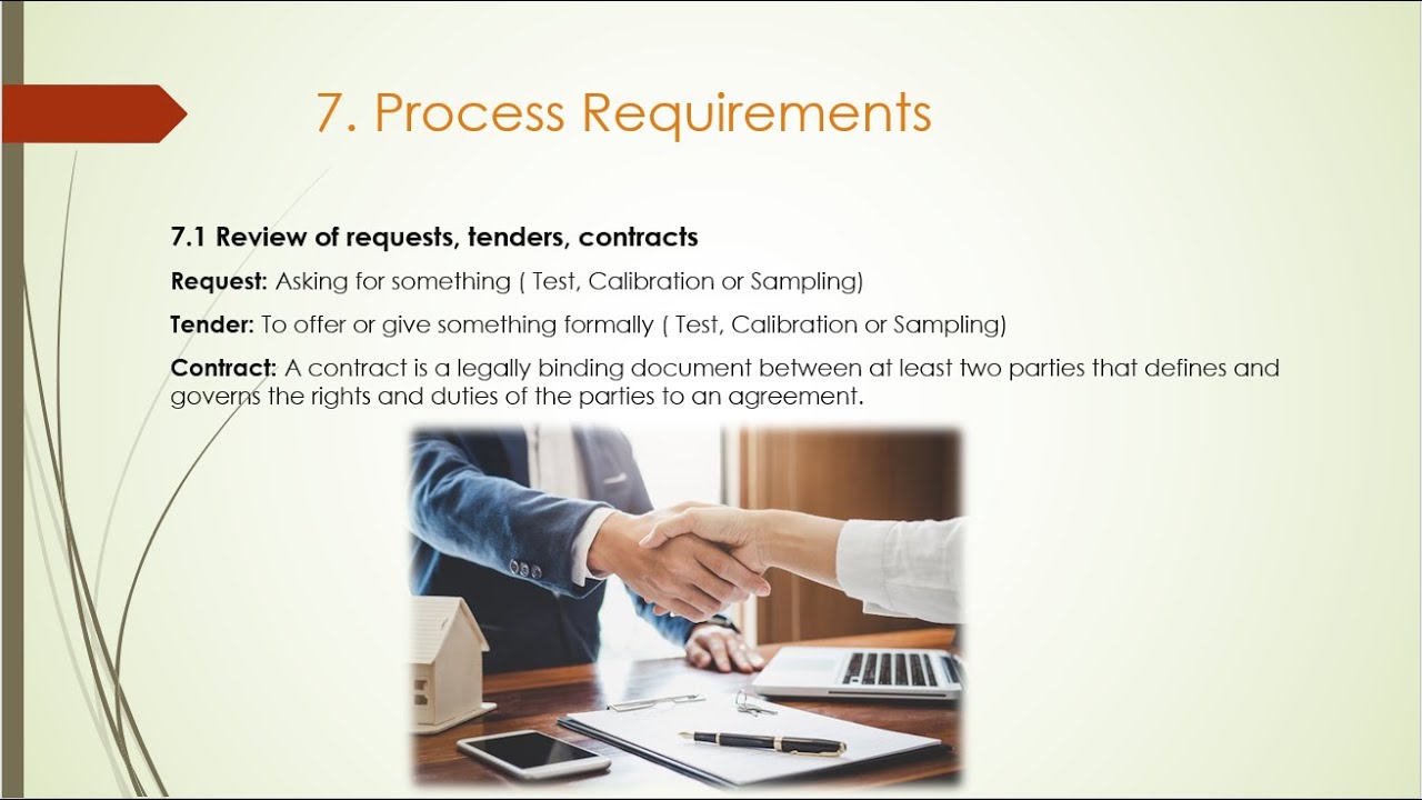13. Review of requests, tenders, contracts (Sc. 7.1) | Process ...