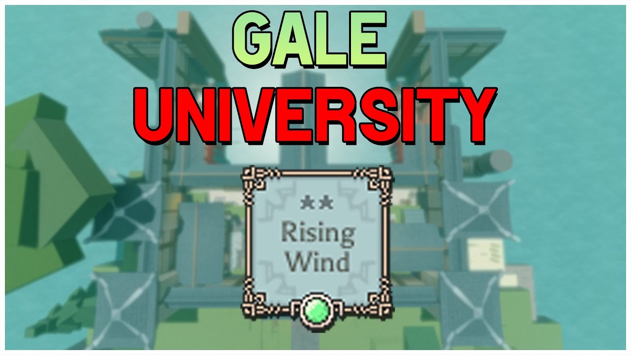 Gale University: How to use Rising Wind | Deepwoken - YouTube
