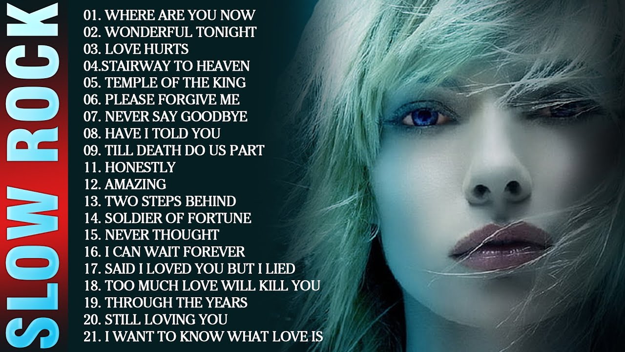 Best Slow Rock Ballads 80's 90's 💖 Scorpions, Bon Jovi, Aerosmith, Led ...