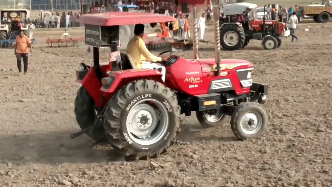 Mahindra Arjun 555 double silencer - YouTube