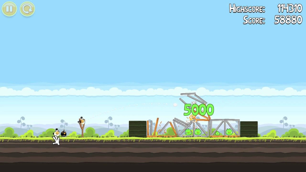 Angry Birds 4-20 "The Milk Crate Defense" - YouTube