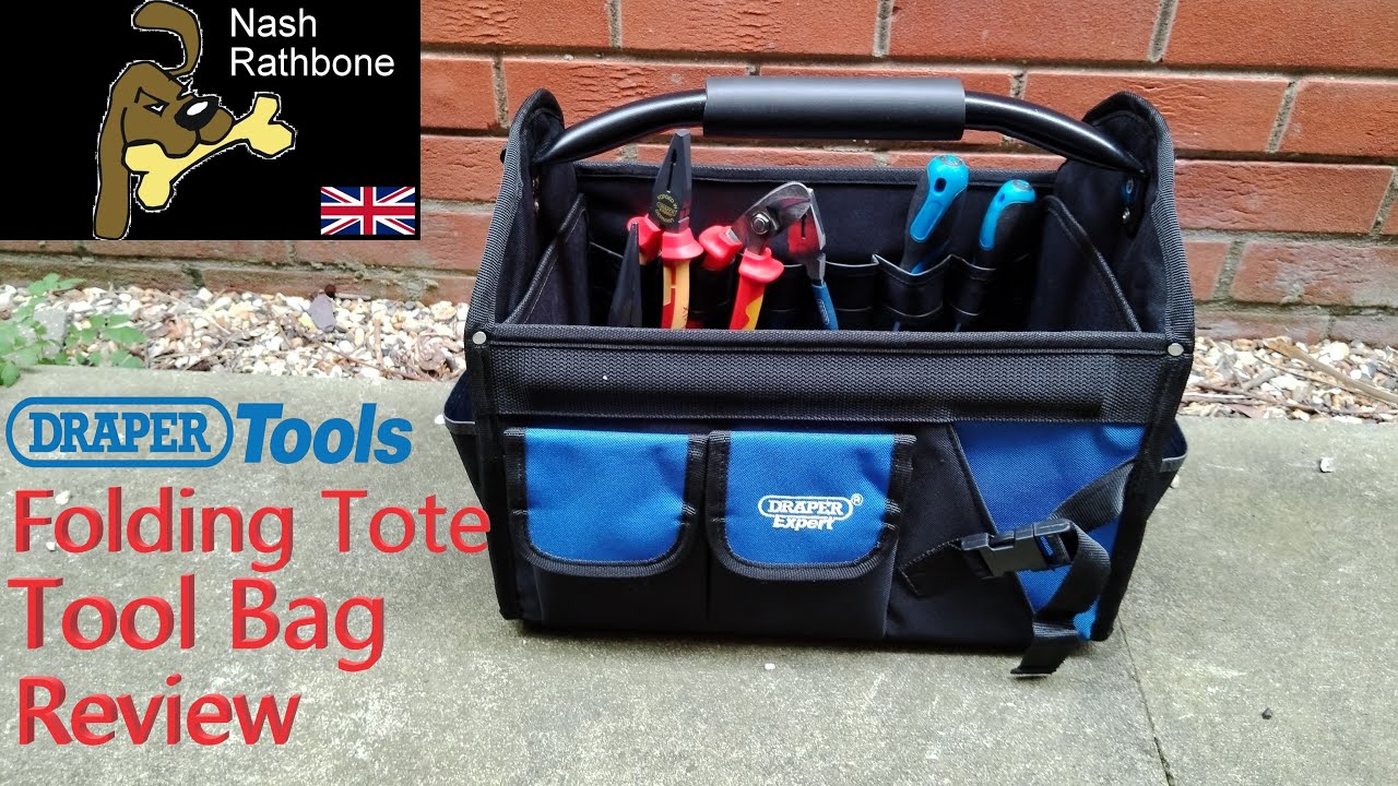 Draper Expert Folding Tote Tool Bag Review - YouTube