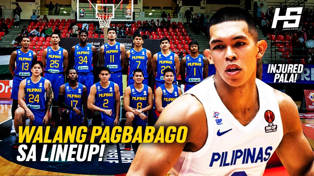 WALANG PAGBABAGO! Final 12 Lineup ng Gilas Pilipinas vs Saudi Arabia ...