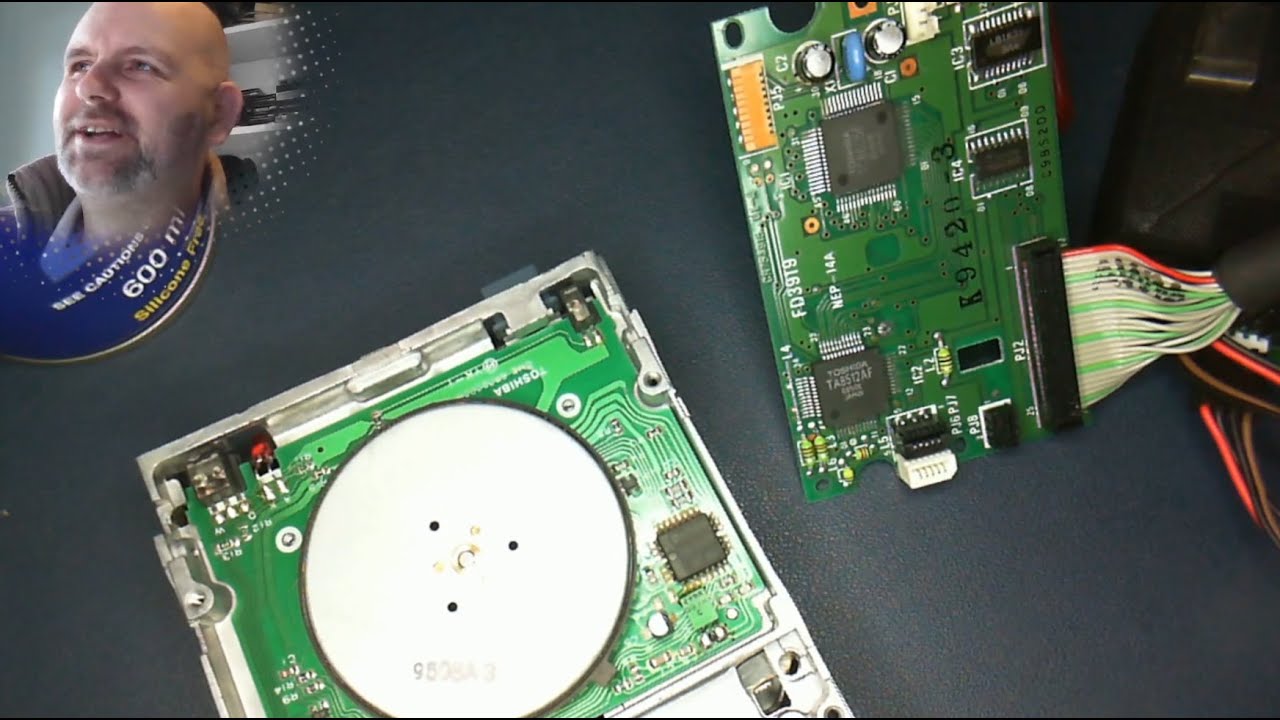 💾 26 Pin (PC Floppy Drive) Toshiba ND-356S-A, Part 1 of 3 - YouTube
