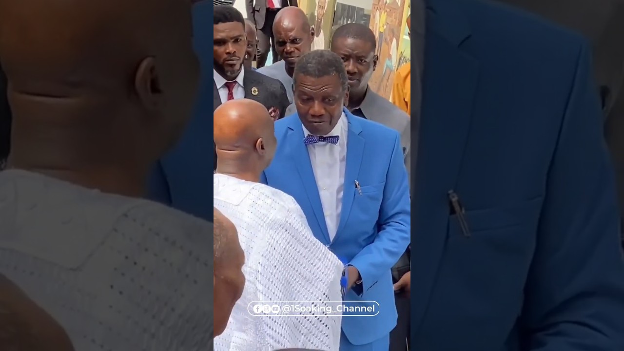 MOMENT WHEN PST JERRY EZE & PST E.A ADEBOYE WAS ENTERING FAIT ...