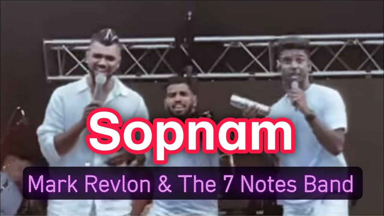 Sopnam - Karaoke lyrics l Mark Revlon & The 7 Notes Band collab # ...