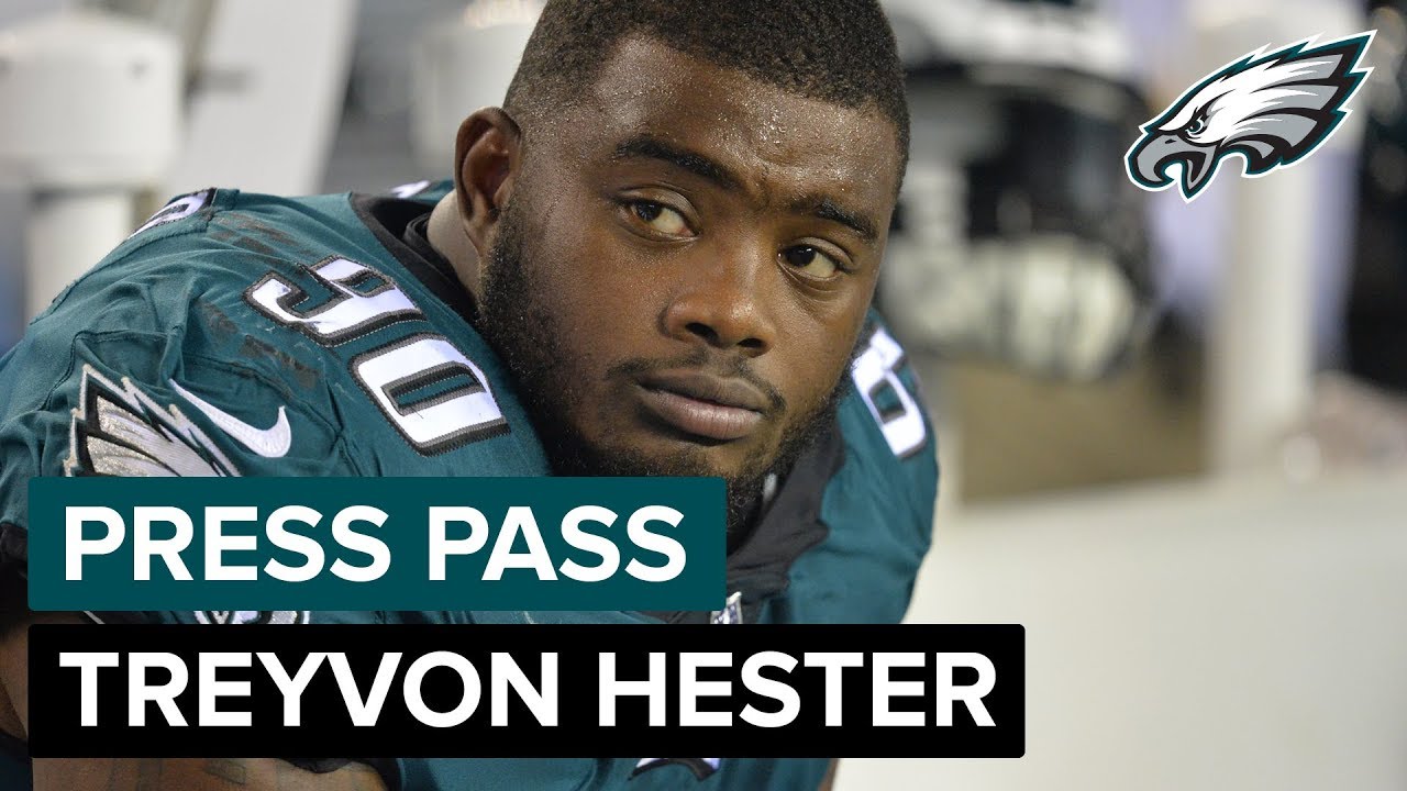 DT Treyvon Hester Eager To Contribute | Eagles Press Pass - YouTube